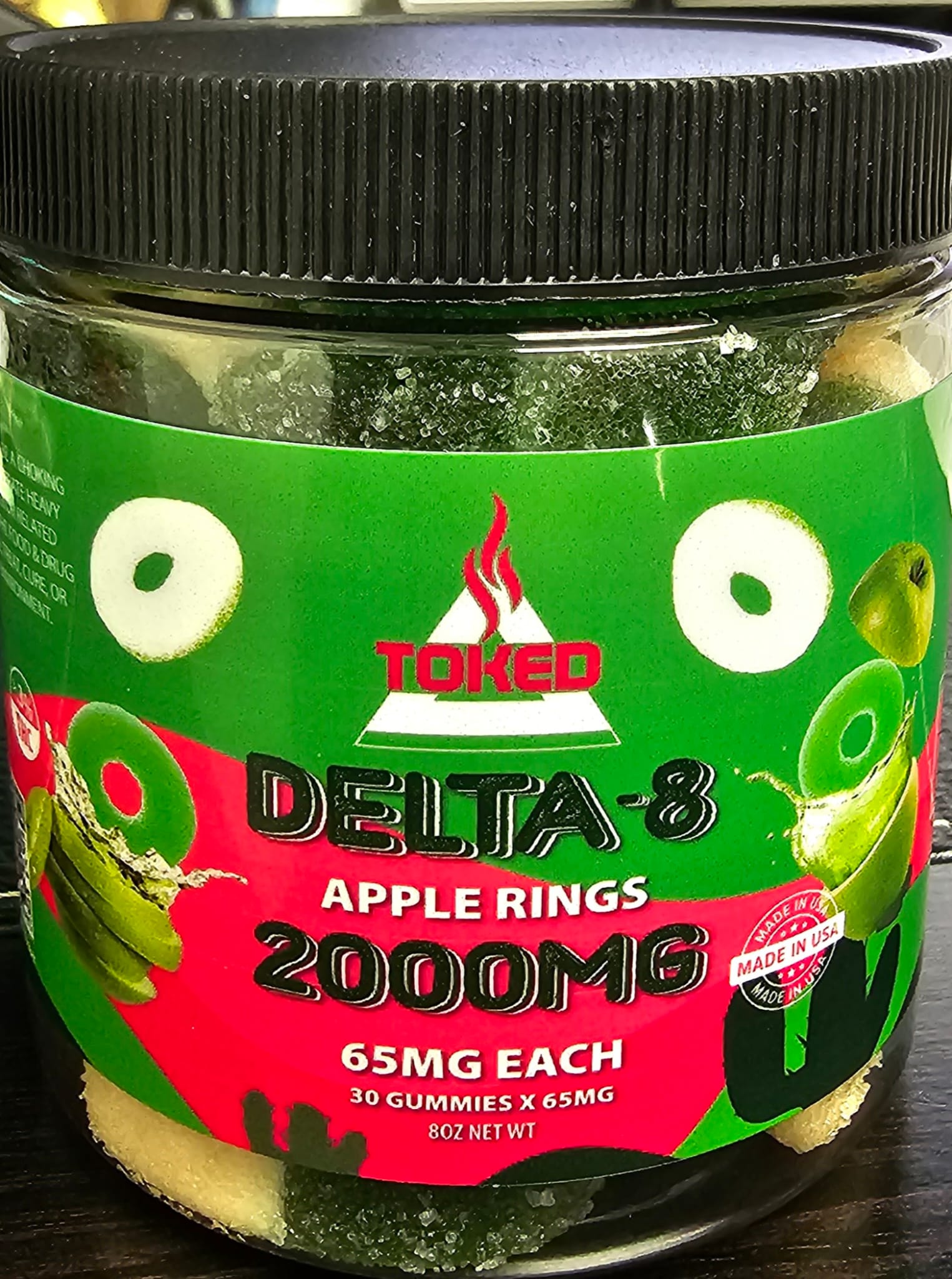 TOKED- Delta 8 2000mg Gummies – Zenn Vapes